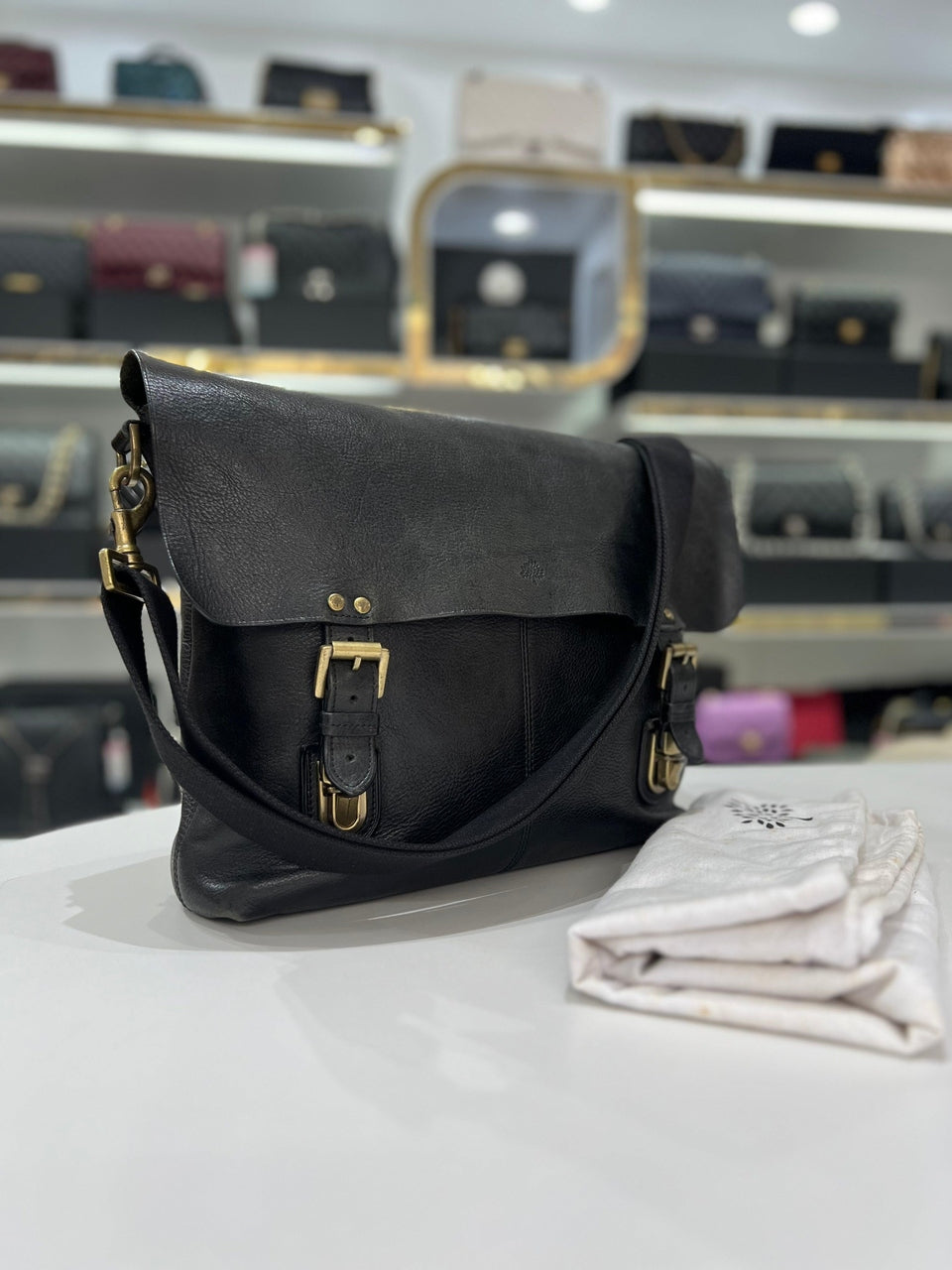 MULBERRY Barnaby Dark Brown Leather Men Messenger Bag – Reeluxs